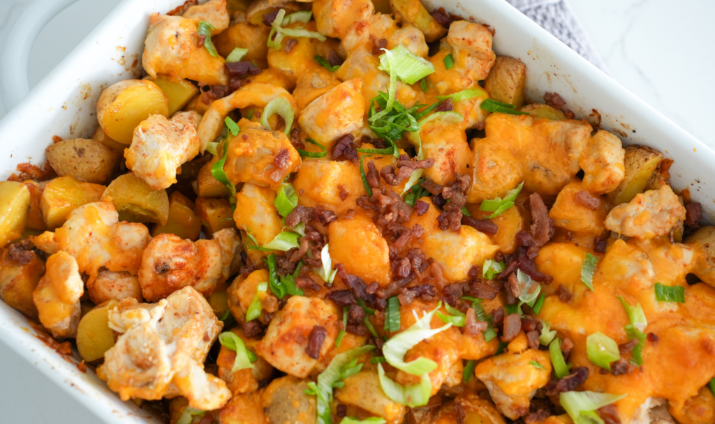 Loaded Chicken and Potato Bake - Macrostax